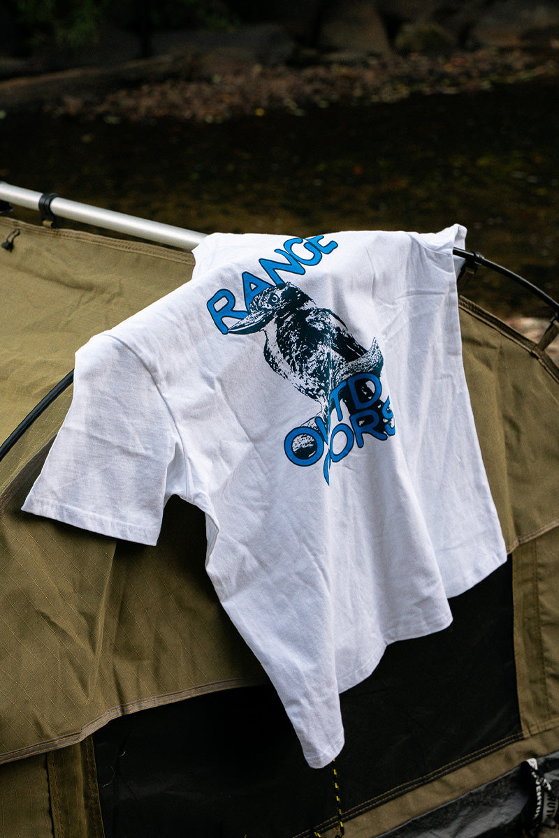 Range Outdoors Kooka Tee - White – Range Brewing